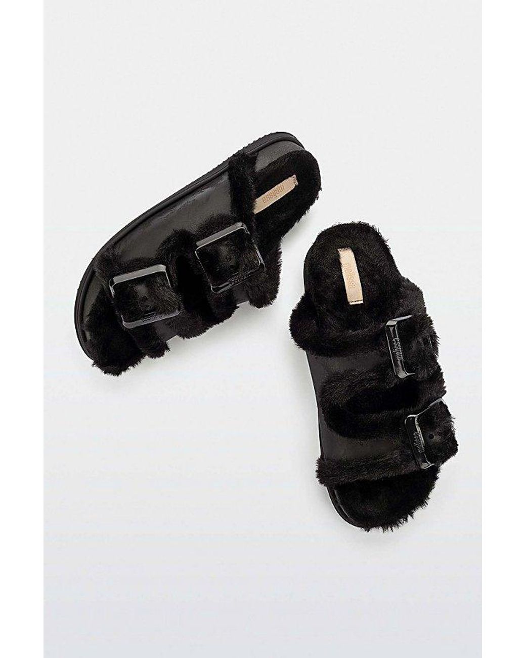 Melissa Cozy Warm Slide in Black | Lyst
