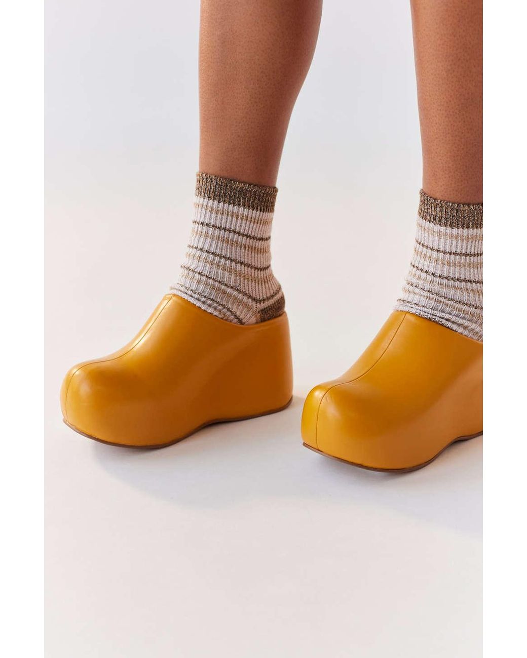 Jeffrey Campbell Cloggin Platform Clog in Orange | Lyst