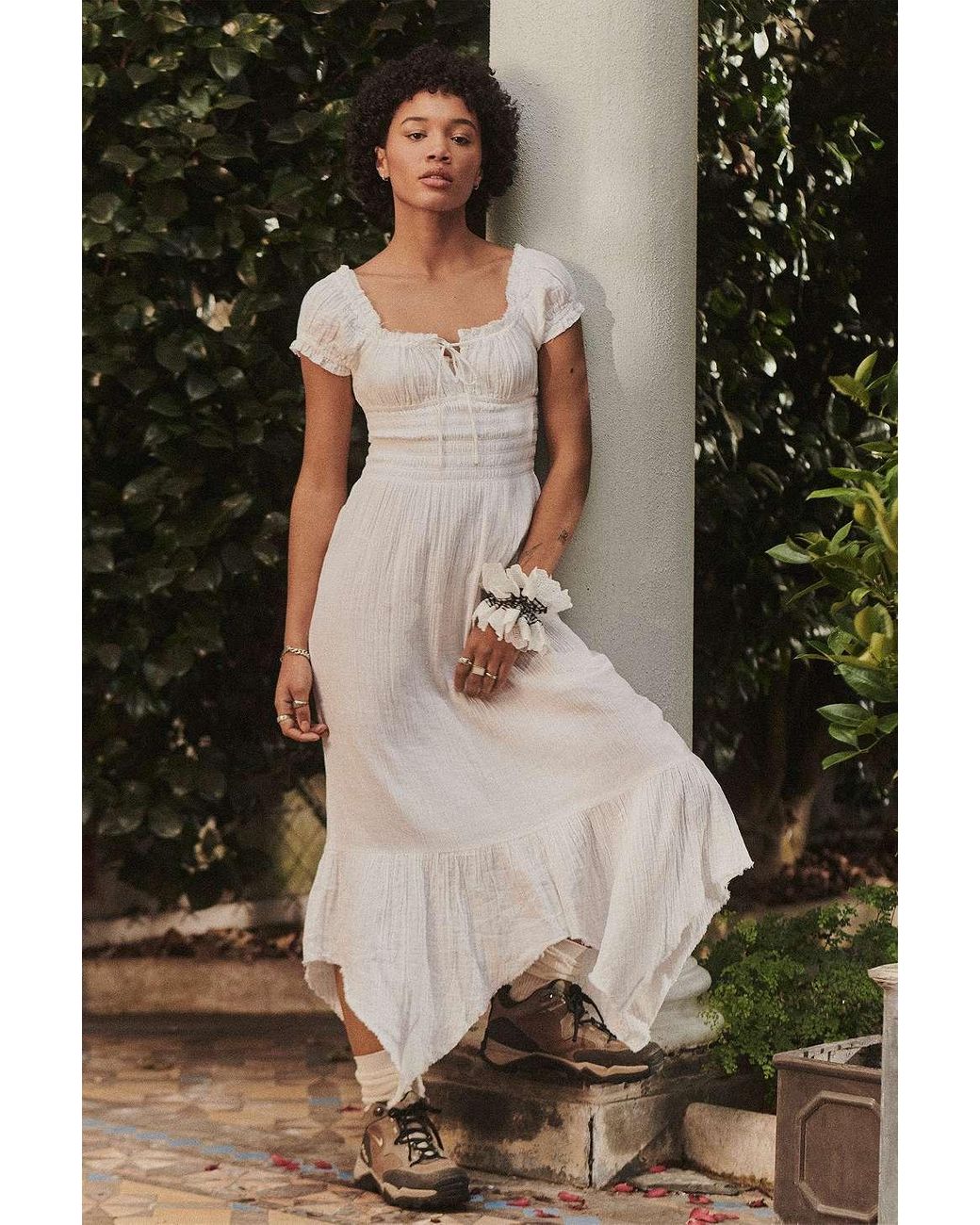 Kimchi Blue Suki Midi Dress in White | Lyst UK