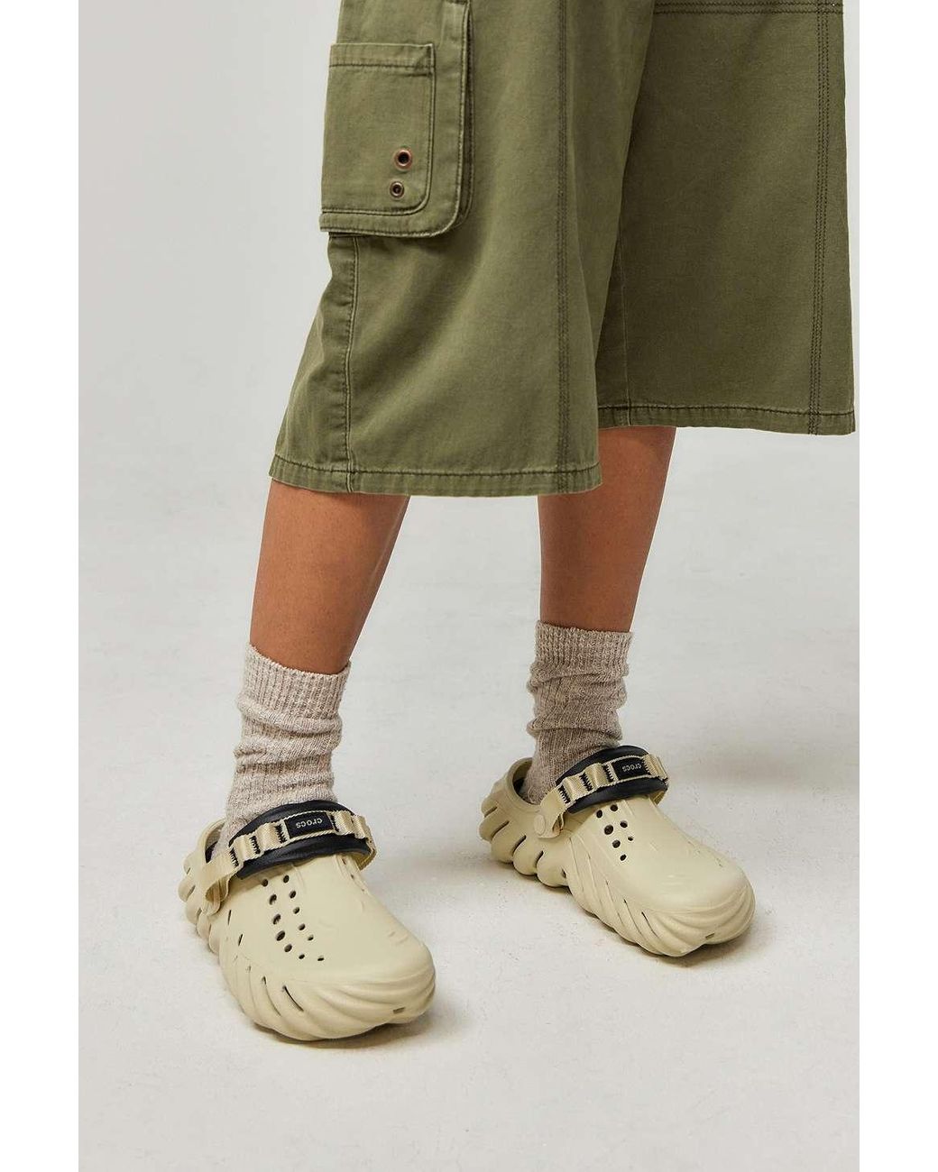 Crocs™ Bone Echo Clogs in Green | Lyst UK