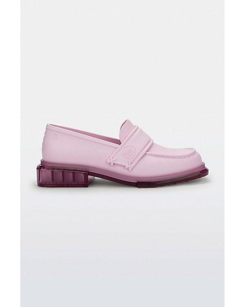 Melissa Spencer Jelly Loafer in Pink | Lyst