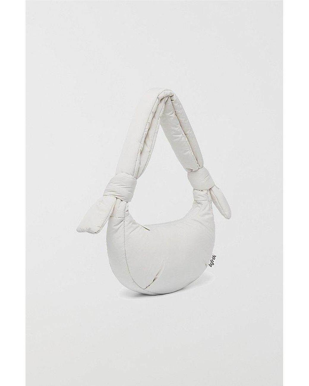 Lefrik Biwa Micro Shoulder Bag in White | Lyst