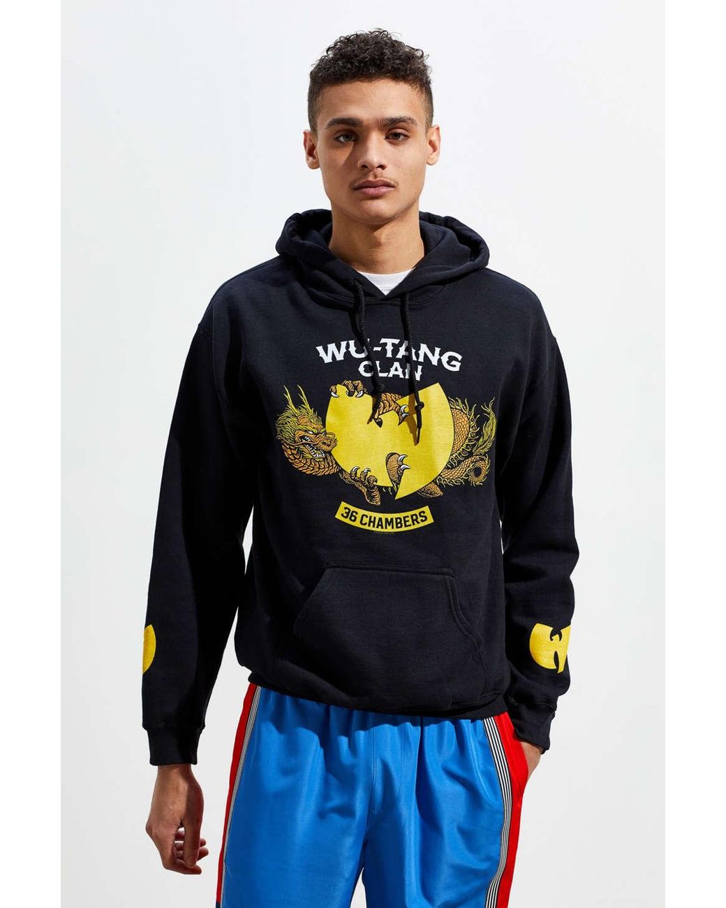 Urban Outfitters Wu-tang Clan Uo Exclusive 36 Chambers Hoodie Sweatshirt in Black for Men | Lyst
