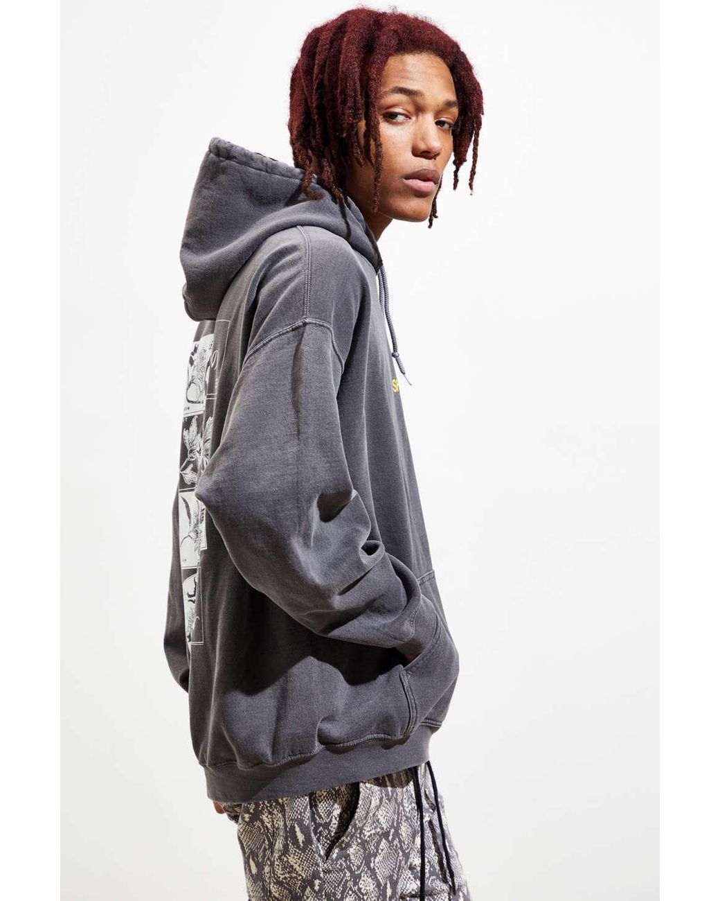 Urban Outfitters Shibuya Pigment Dye Hoodie Sweatshirt in Urban Outfitters Shibuya Pigment Dye Hoodie Sweatshirt in