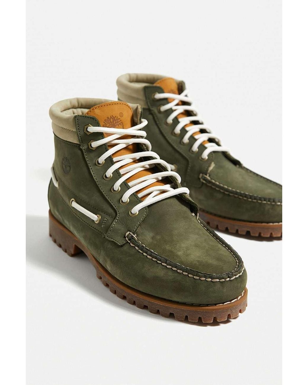Timberland Green Authentic 7-eye Chukka Boots for Men | Lyst UK