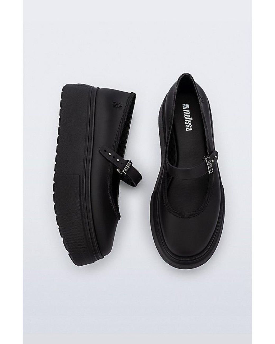 Melissa Soft Ballerina Platform Shoe in Black | Lyst