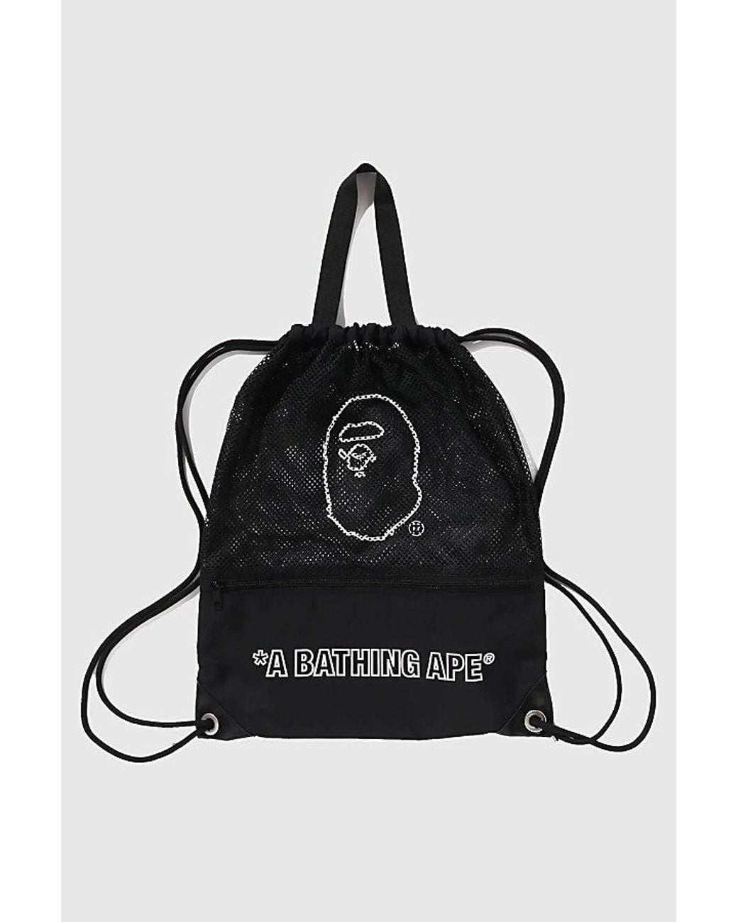 A Bathing Ape Tokyo Mesh Backpack in Black for Men | Lyst