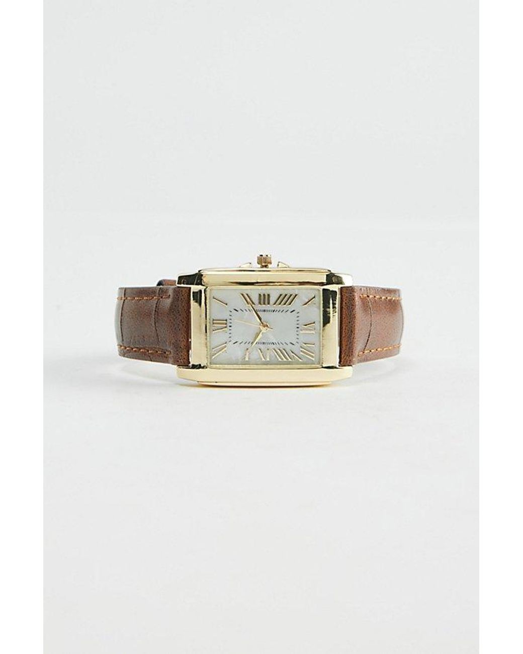 Urban Outfitters Otis Croc Texture Band Watch in Metallic for Men | Lyst