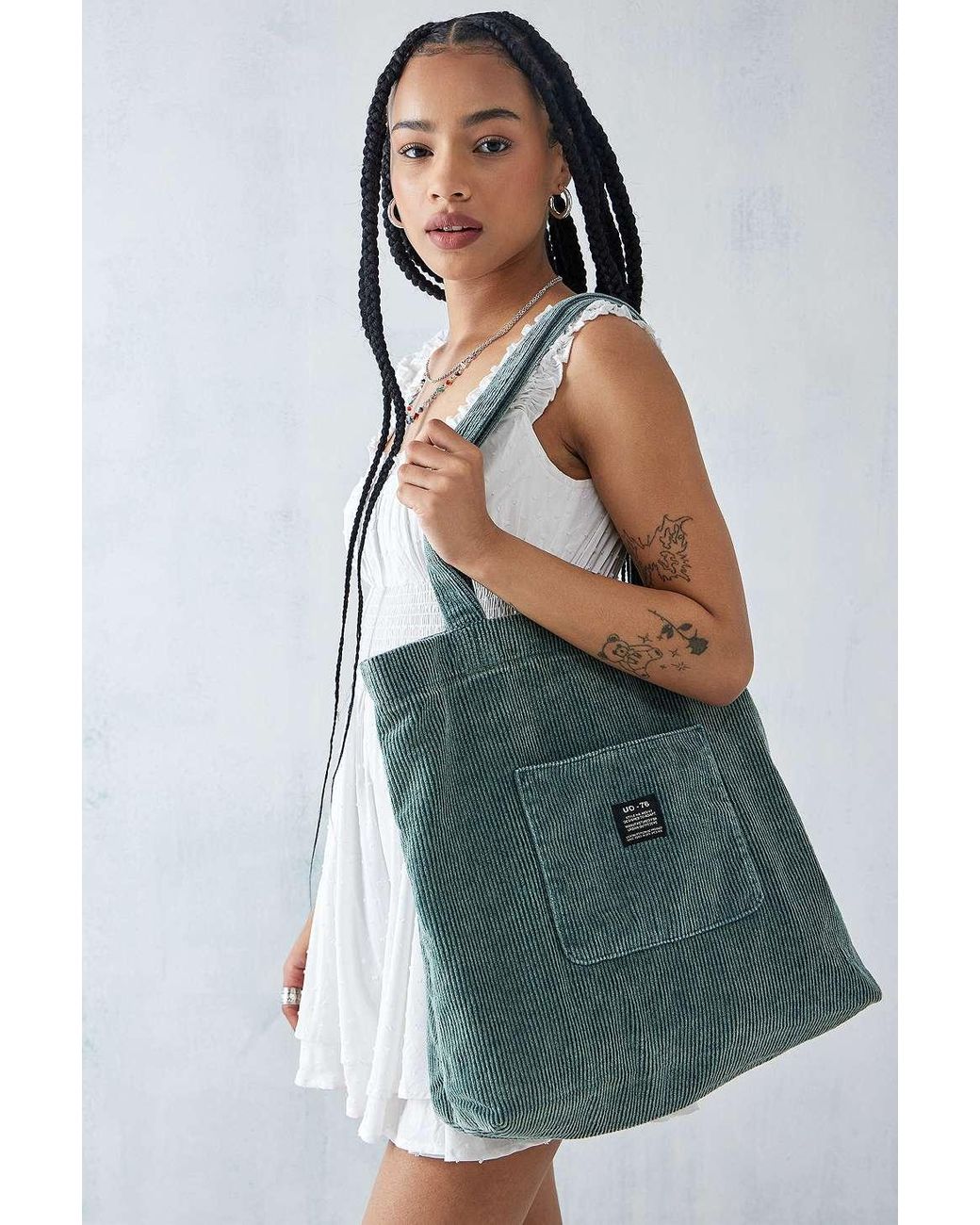 Urban Outfitters Uo Swirled Print Tote Bag in Green | Lyst UK