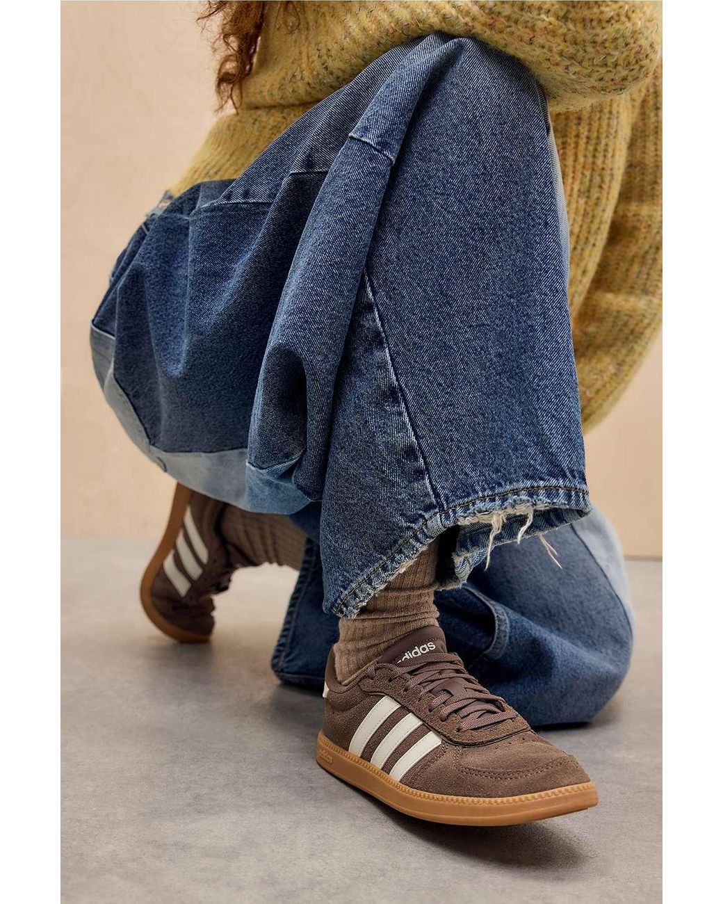 adidas Brown Breaknet Trainers in Blue | Lyst UK