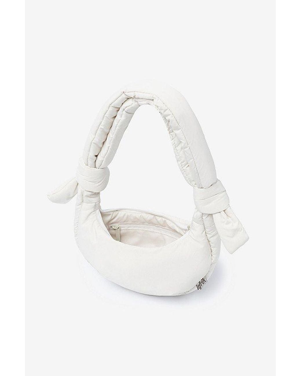 Lefrik Biwa Micro Shoulder Bag in White | Lyst