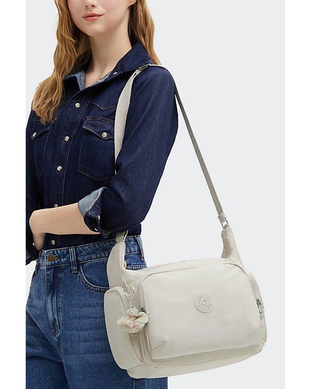 Kipling Gabb Nylon Crossbody Bag in Blue | Lyst