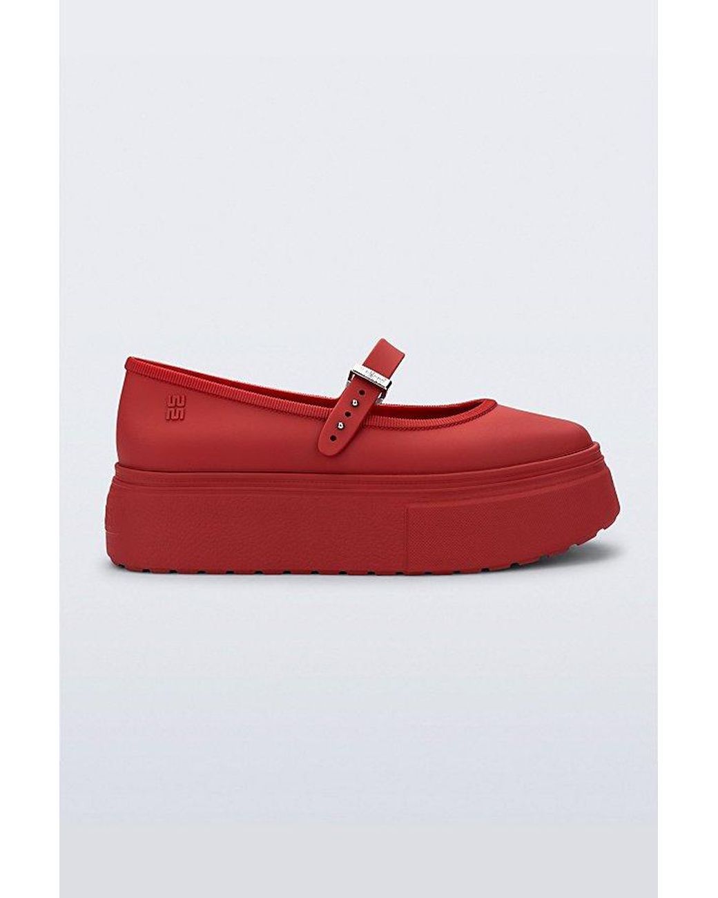 Melissa Soft Ballerina Platform Shoe in Red | Lyst