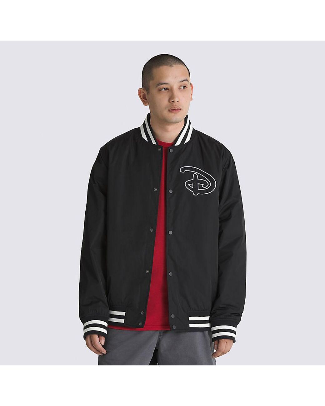 Vans Disney X Club Jacket in Black for Men | Lyst UK