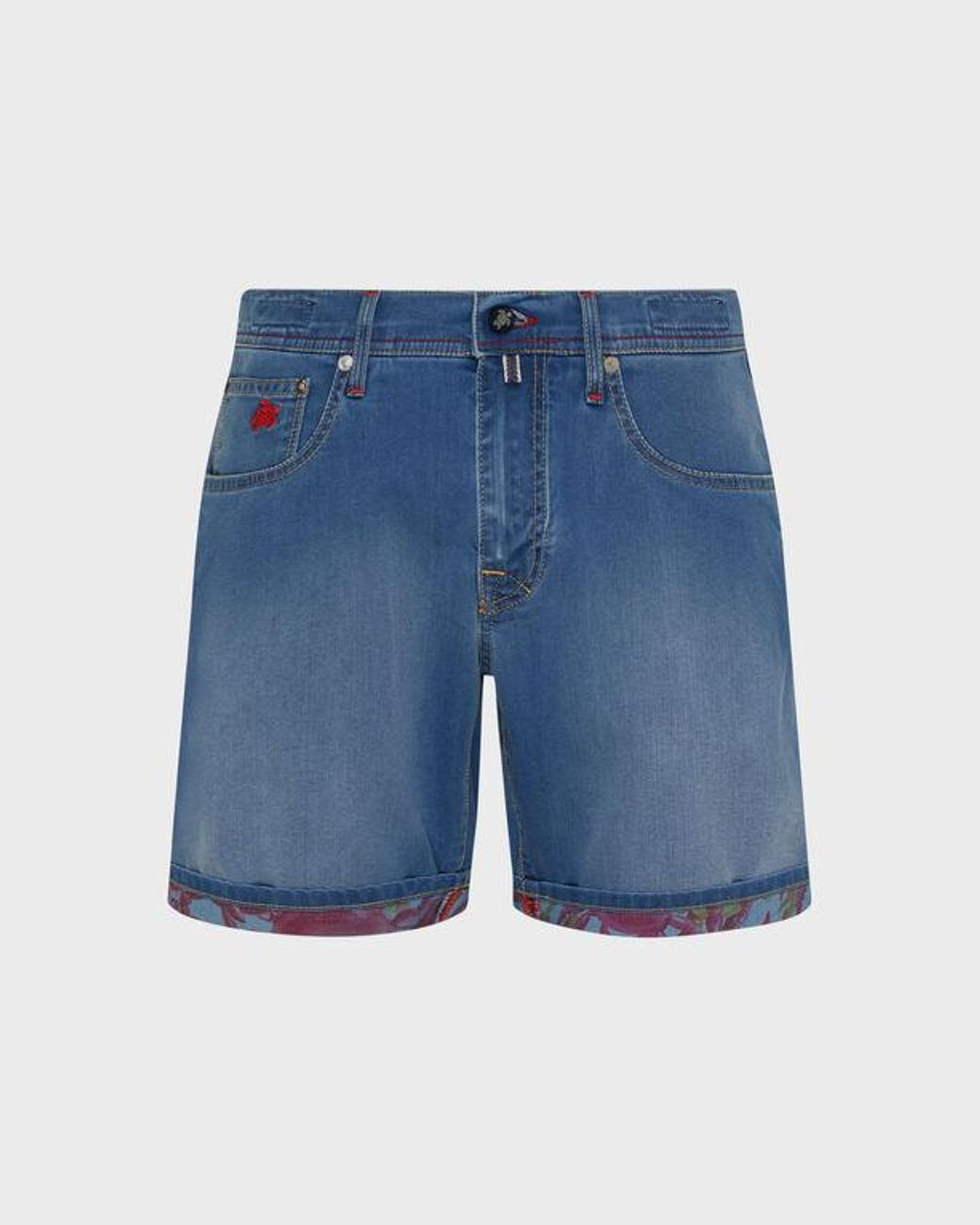 Vilebrequin Denim Bermuda Shorts Crab Balloons in Blue for Men | Lyst UK