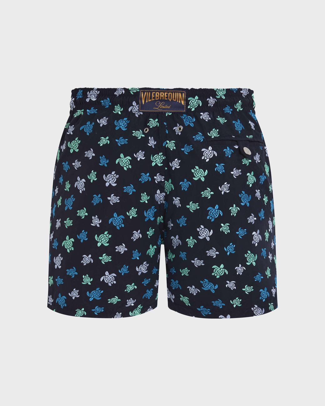 Vilebrequin Embroidered Swim Trunks Micro Ronde Des Tortues - Limited ...