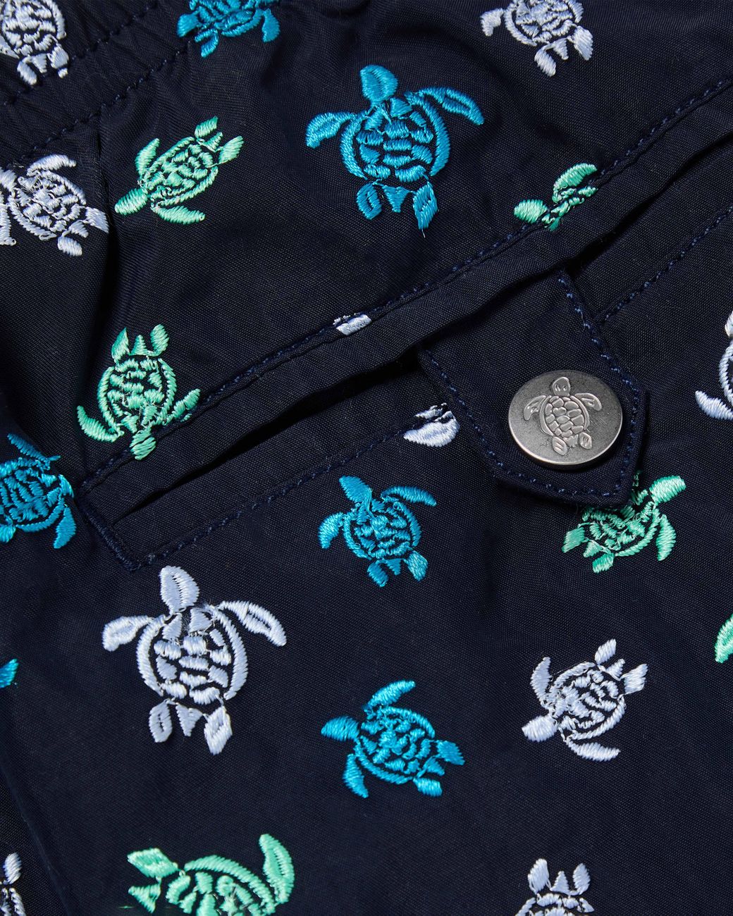 Vilebrequin Embroidered Swim Trunks Micro Ronde Des Tortues - Limited ...