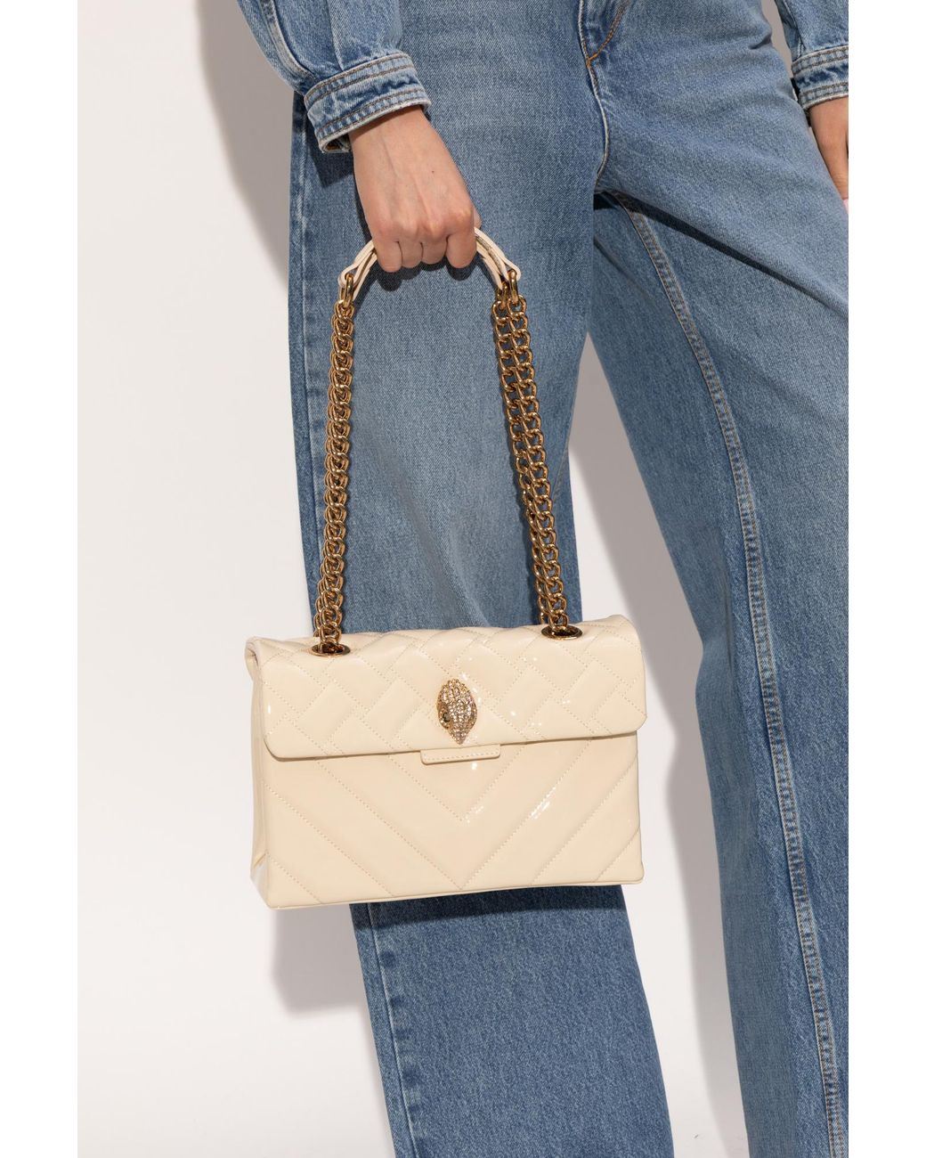 Kurt Geiger Shoulder Bag 'Kensington' in Blue | Lyst