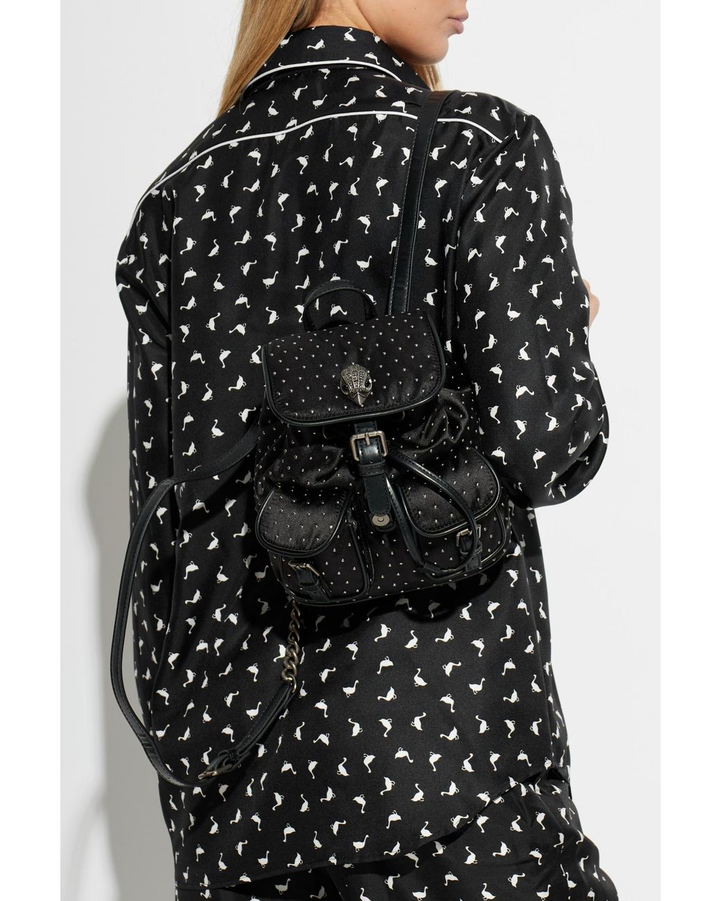 Kurt Geiger "Hoxton Small" Backpack in Black | Lyst