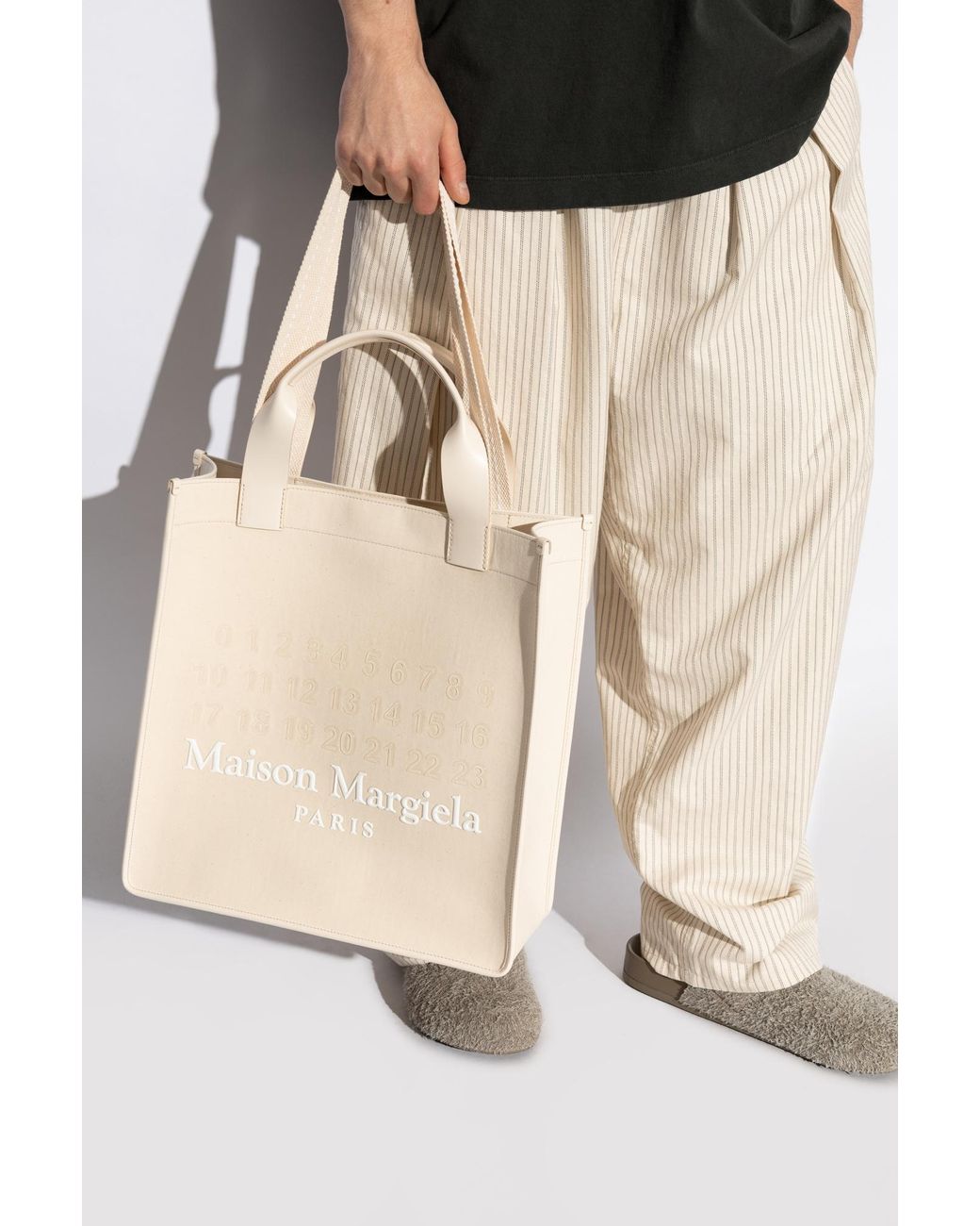 Maison Margiela Shopper Bag in Natural | Lyst