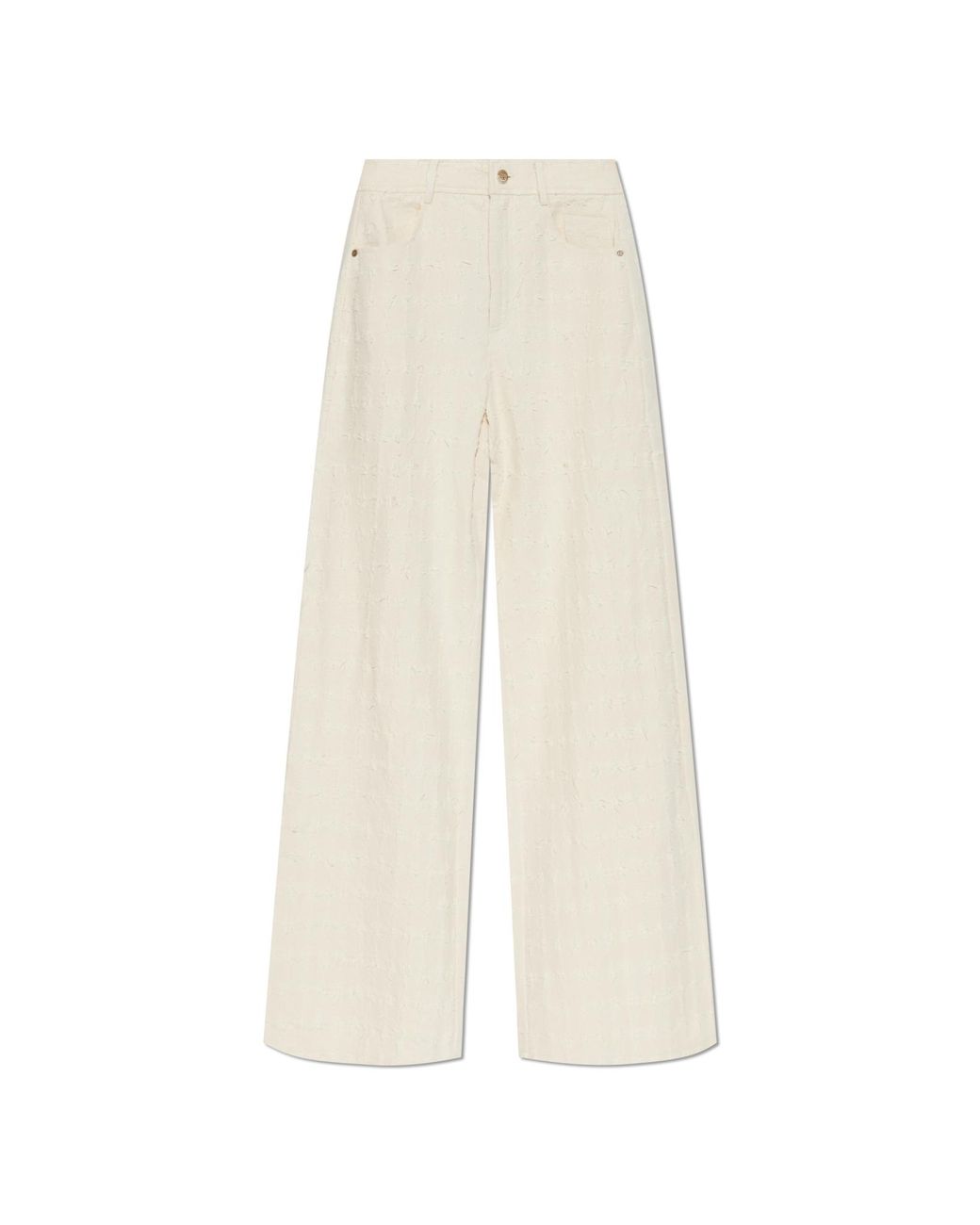 Cult Gaia 'Katya' Wild Leg Jeans in Black | Lyst