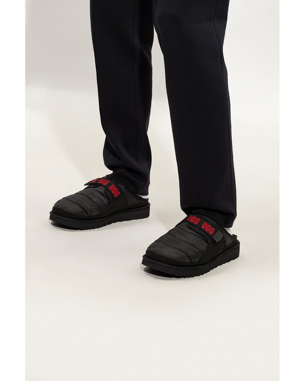 UGG 'dune Lta' Slides in Black for Men | Lyst