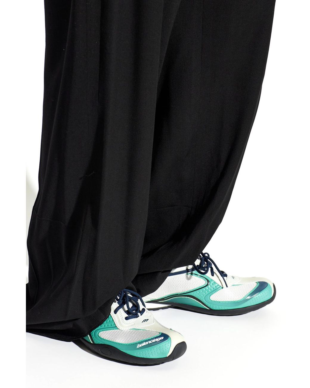 Balenciaga 'Radar' Sports Shoes in Green for Men | Lyst UK
