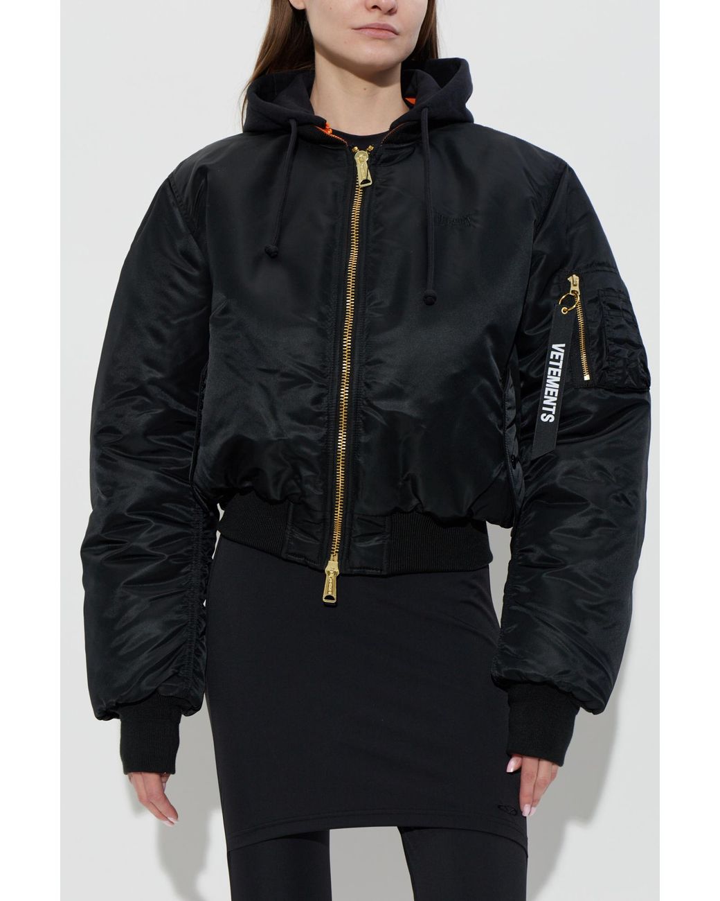 Vetements Insulated Jacket in Black | Lyst