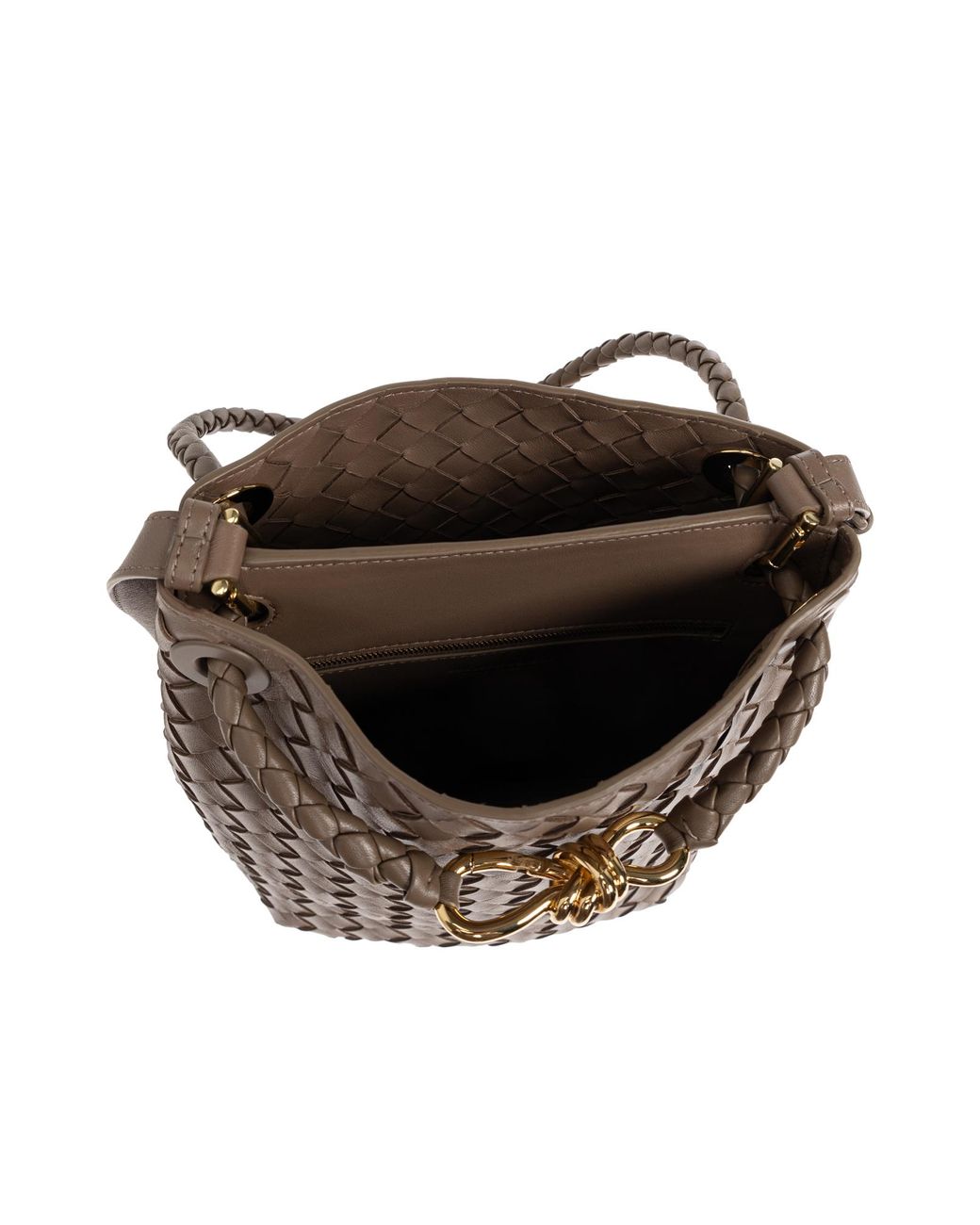 Bottega Veneta "Andiamo Small" Hand Bag in Black | Lyst