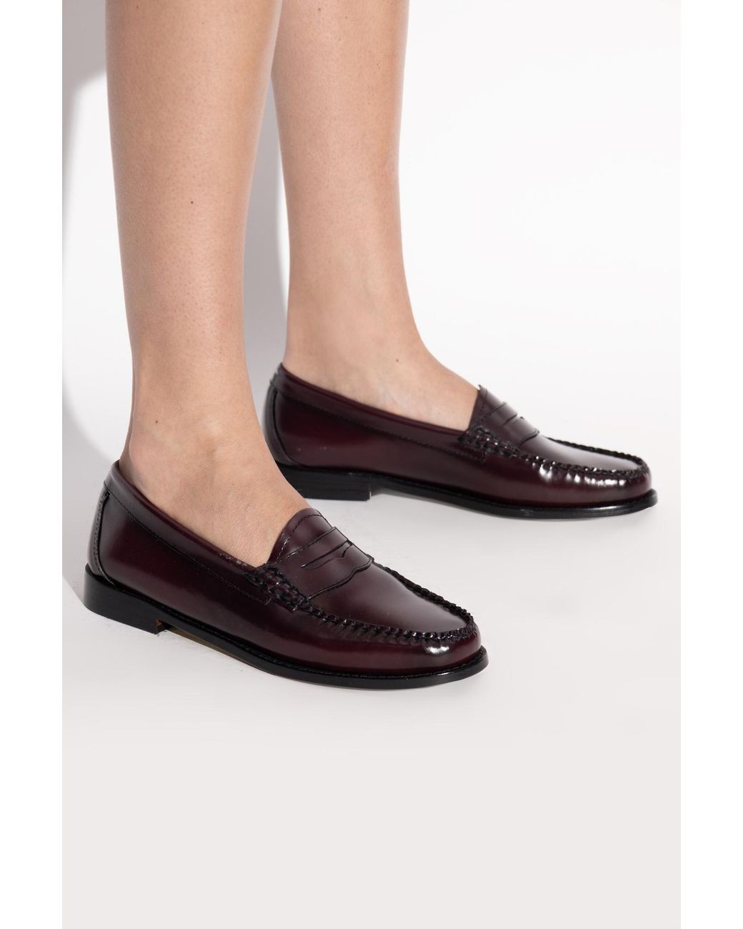 G.H. Bass & Co. 'Weejun' Loafers in Black | Lyst UK
