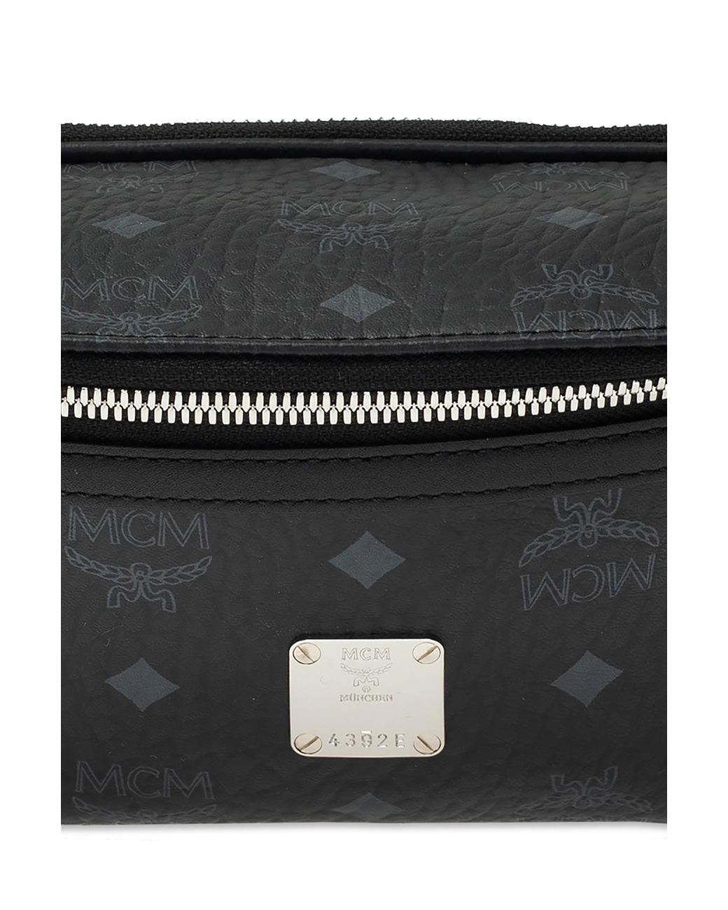 MCM Logo Belt Bag in Blue | Lyst