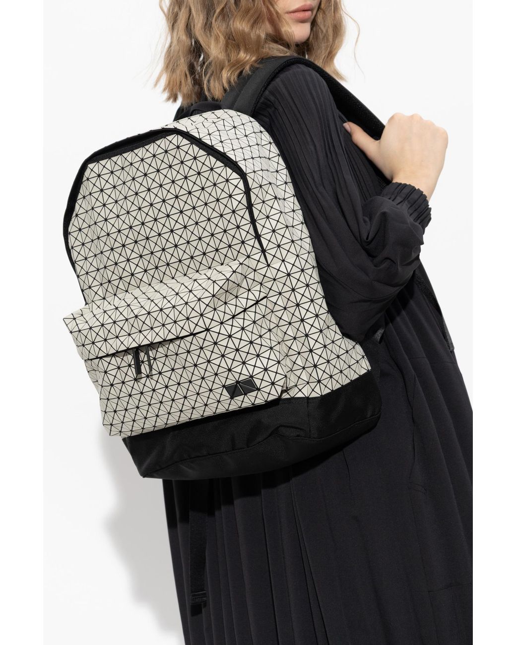 Issey Miyake Backpack With Pocket in Black | Lyst