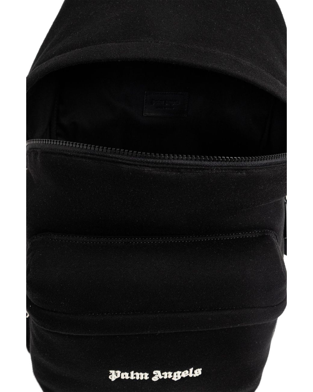 Palm Angels Backpack With Embroidered Logo in Black for Men | Lyst