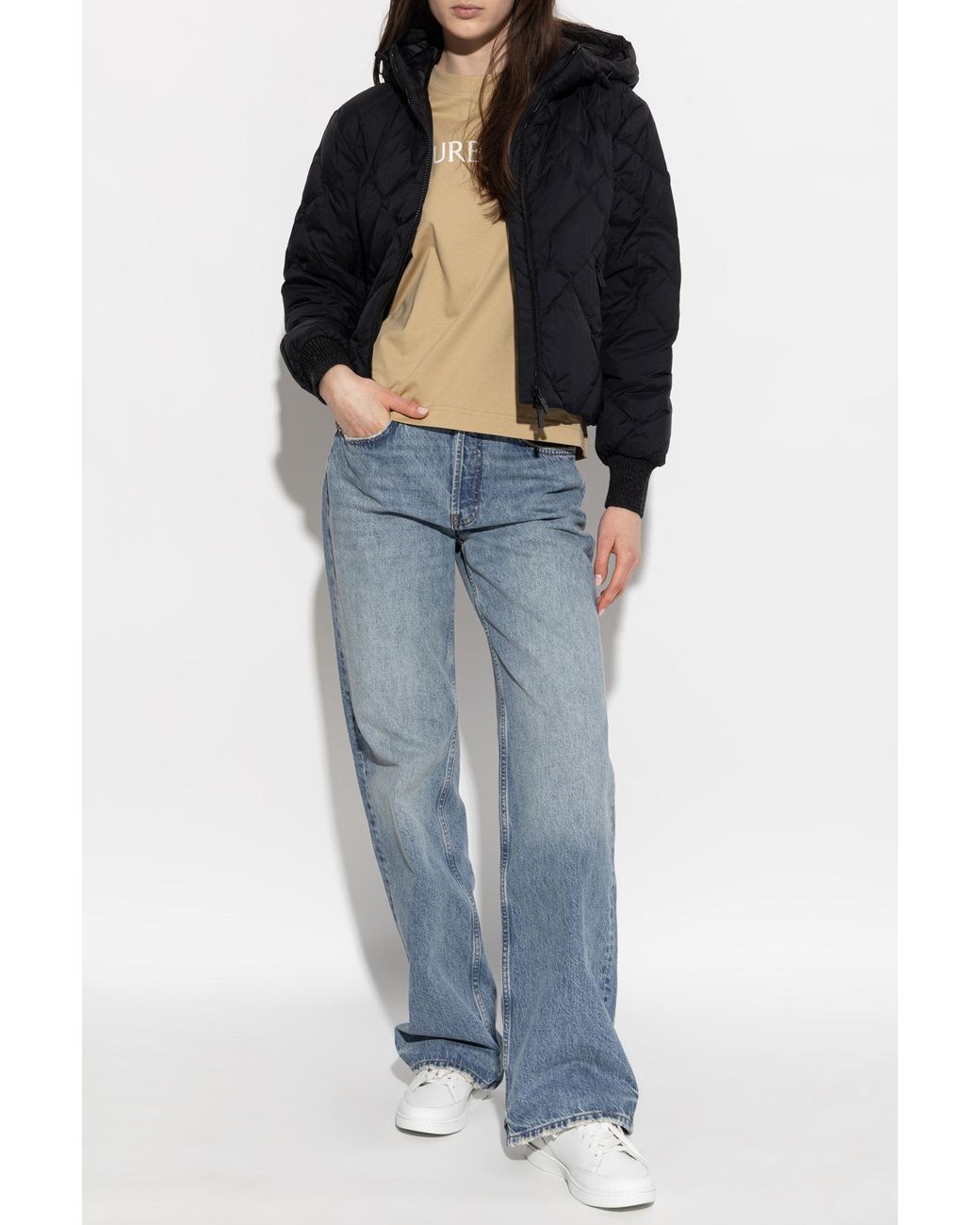Burberry Puffer Jacket 'Delley' in Blue | Lyst