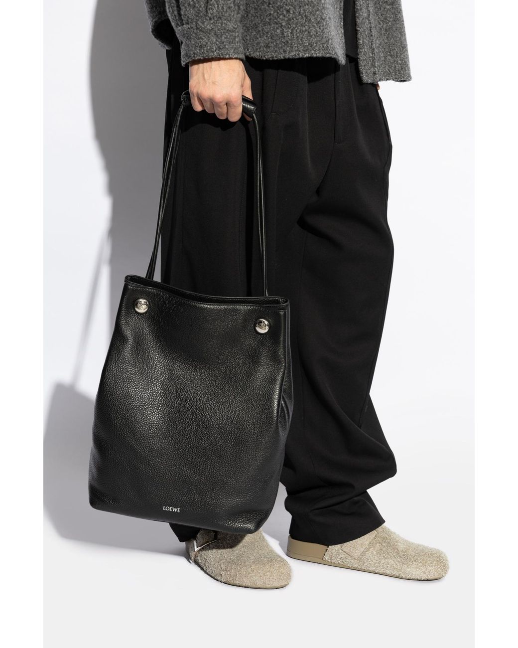 Loewe Bag Pebble Hobo Style, in Black for Men | Lyst