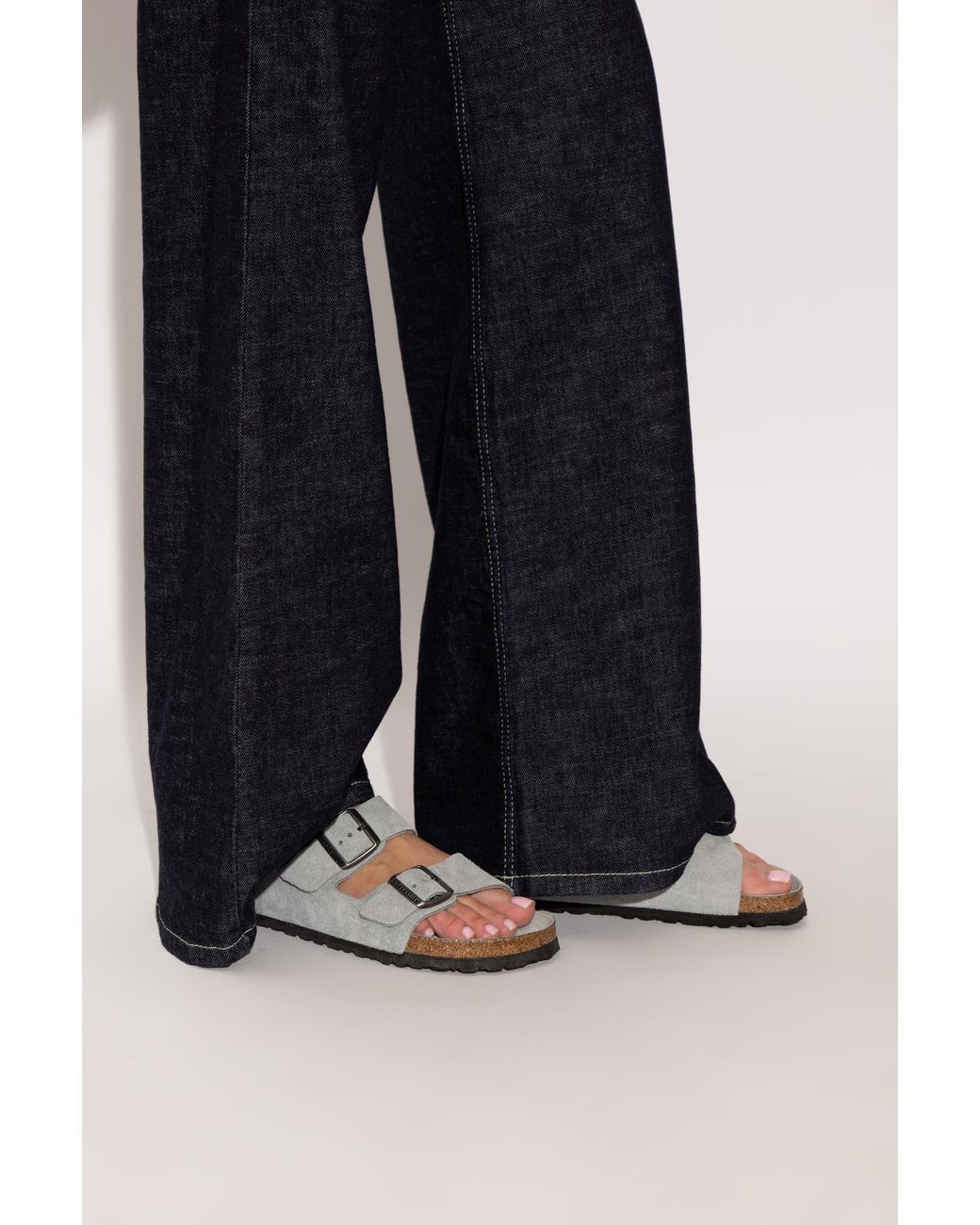 Birkenstock Arizona Bs Slides in White | Lyst UK