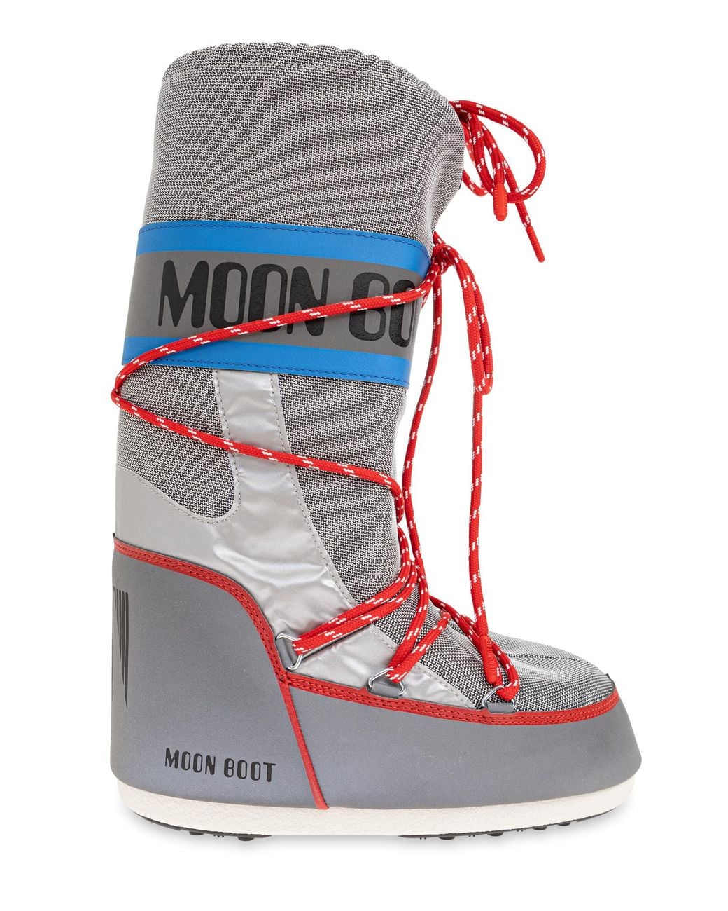 Moon Boot "Icone Space Racing" Snow Boots in Red | Lyst UK