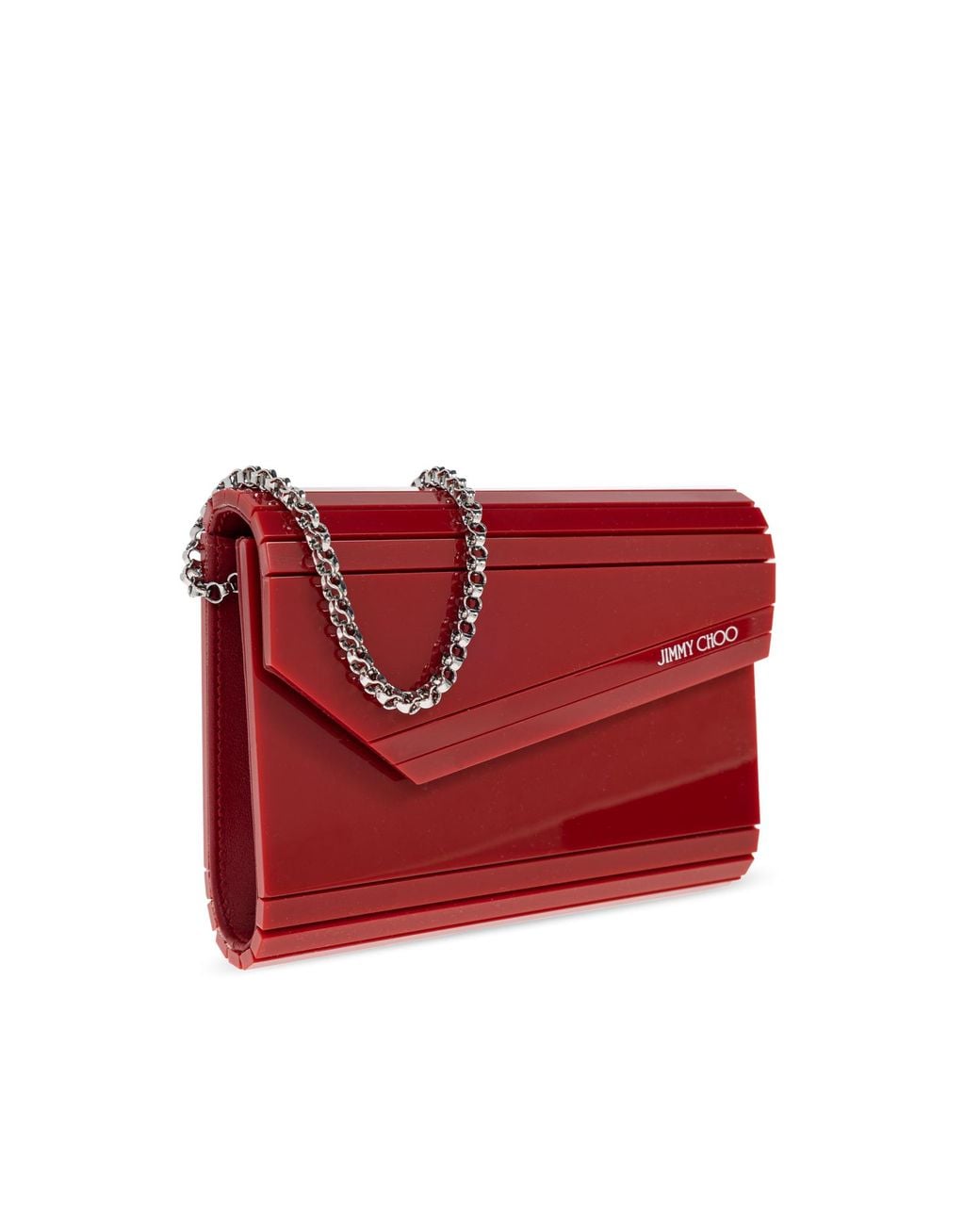 Jimmy Choo 'Candy' Clutch in Red | Lyst