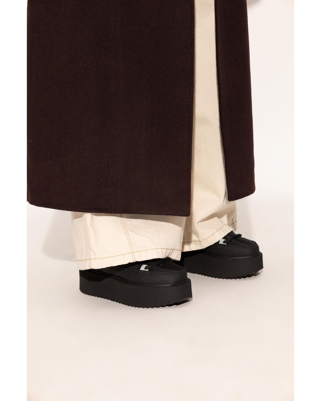 Inuikii Snow Boots 'Technical Platform' in Black | Lyst