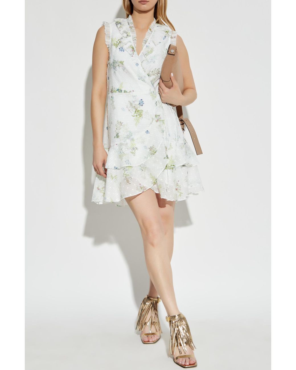 AllSaints Dress "Ari" in White | Lyst
