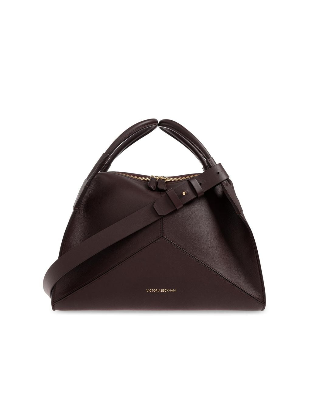 Victoria Beckham Handbag 'Plié' in Brown | Lyst UK