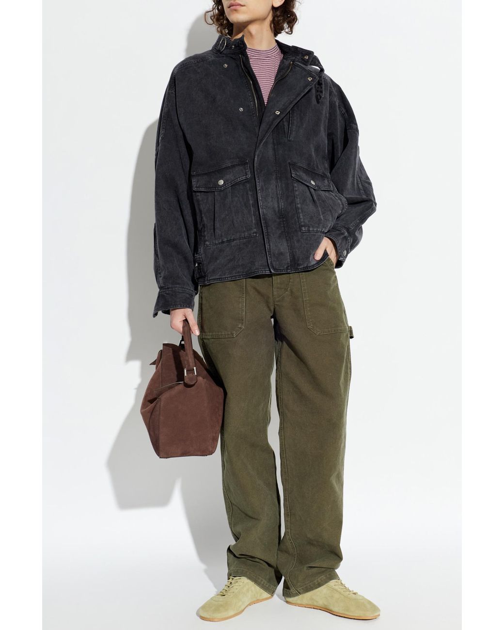 Isabel Marant 'Isaiah' Denim Jacket in Black for Men | Lyst Canada