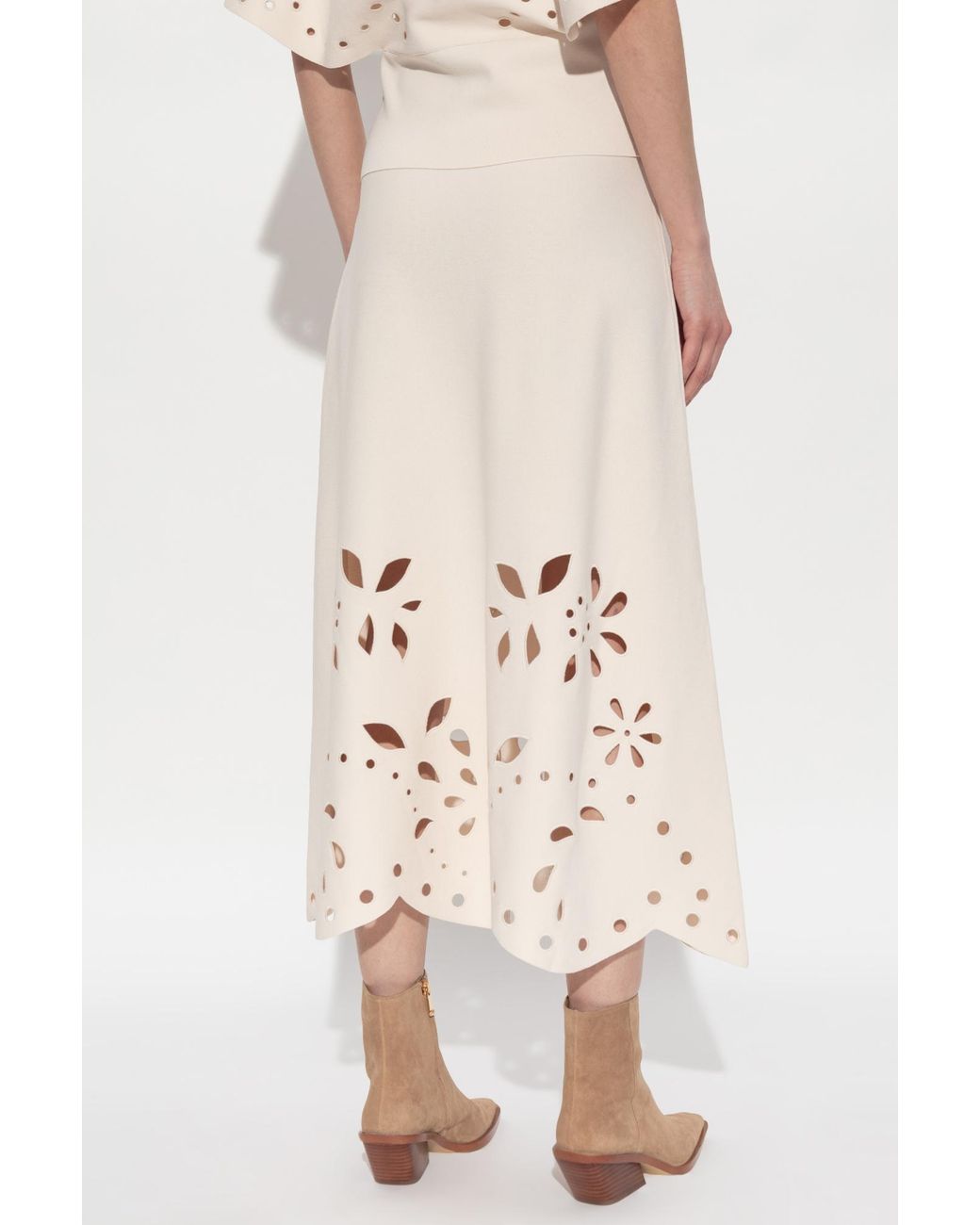 Ulla Johnson Skirt 'Grace' in Natural | Lyst