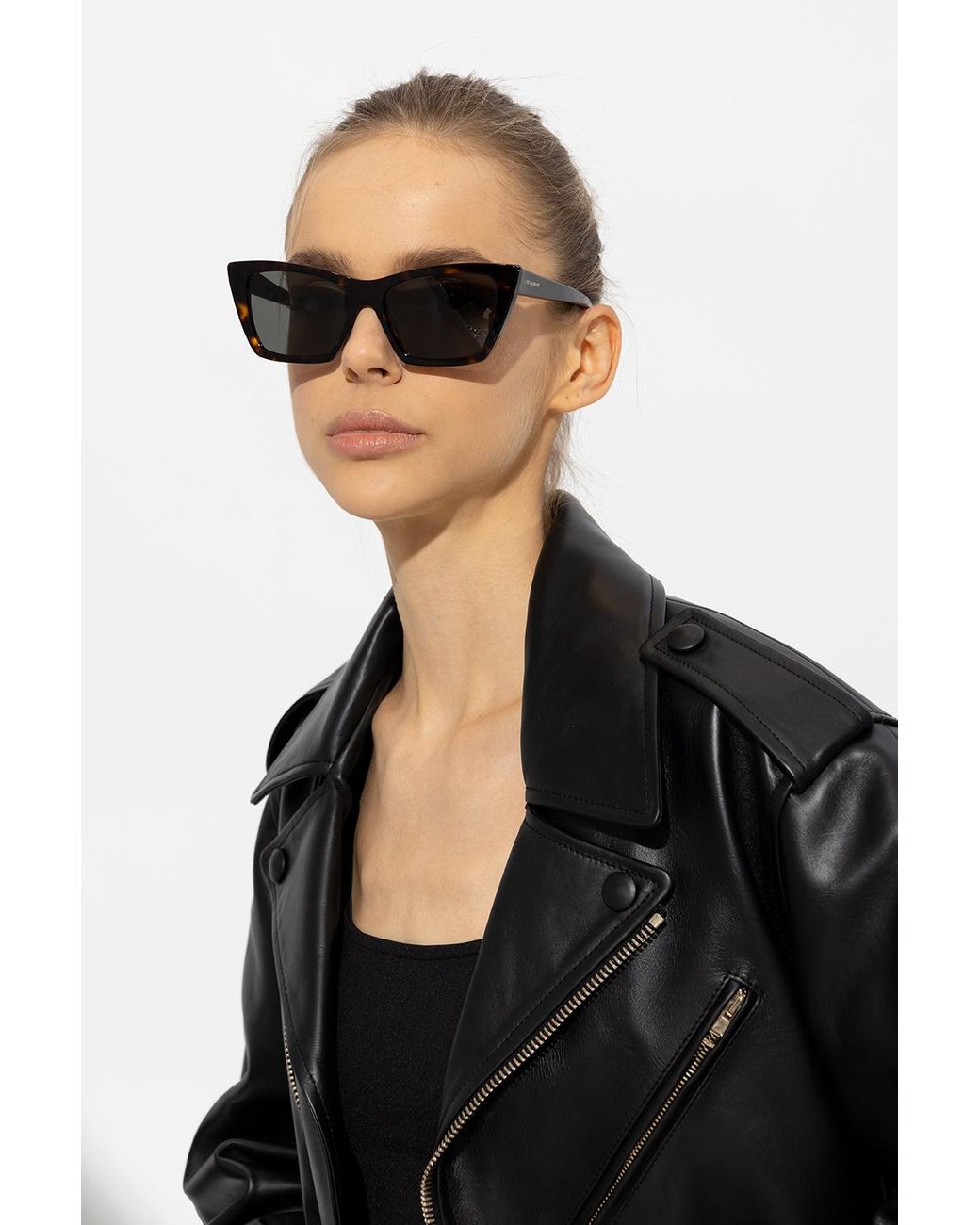 Saint Laurent 'sl 276 Mica' Sunglasses in Black | Lyst Saint Laurent 'sl 276 Mica' Sunglasses in Black | Lyst