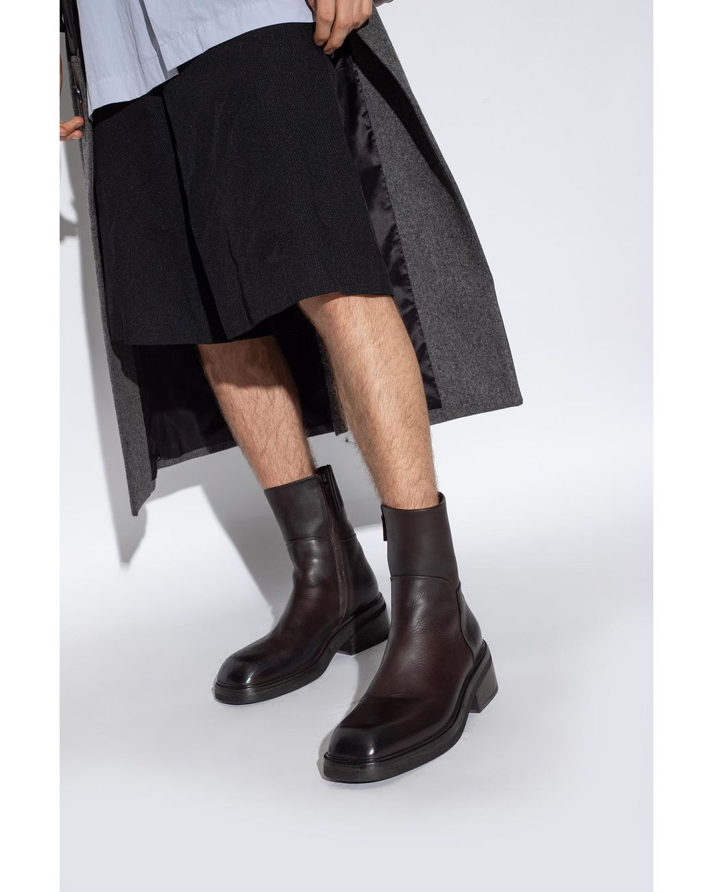 Marsèll ‘Facciata’ Leather Shoes in Black for Men | Lyst