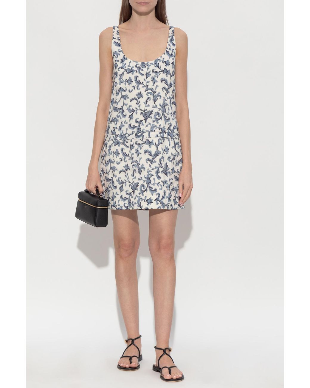 Posse Rue Shift Mini Dress in White | Lyst UK