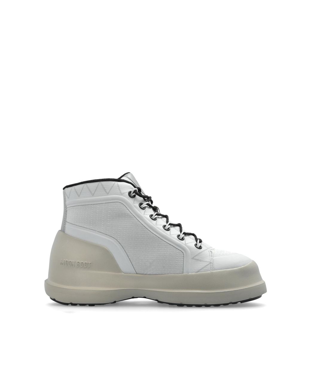 Moon Boot Snow Boots Mb Luna Trek Mid Nylon in White for Men | Lyst UK