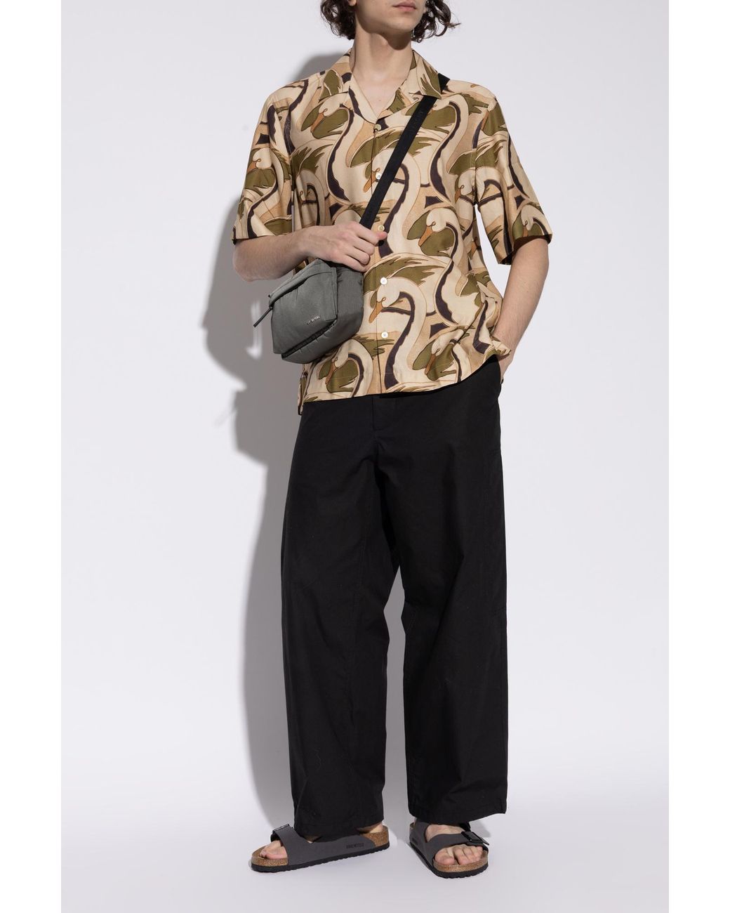 Birkenstock Arizona Bs Slides in Black for Men | Lyst UK
