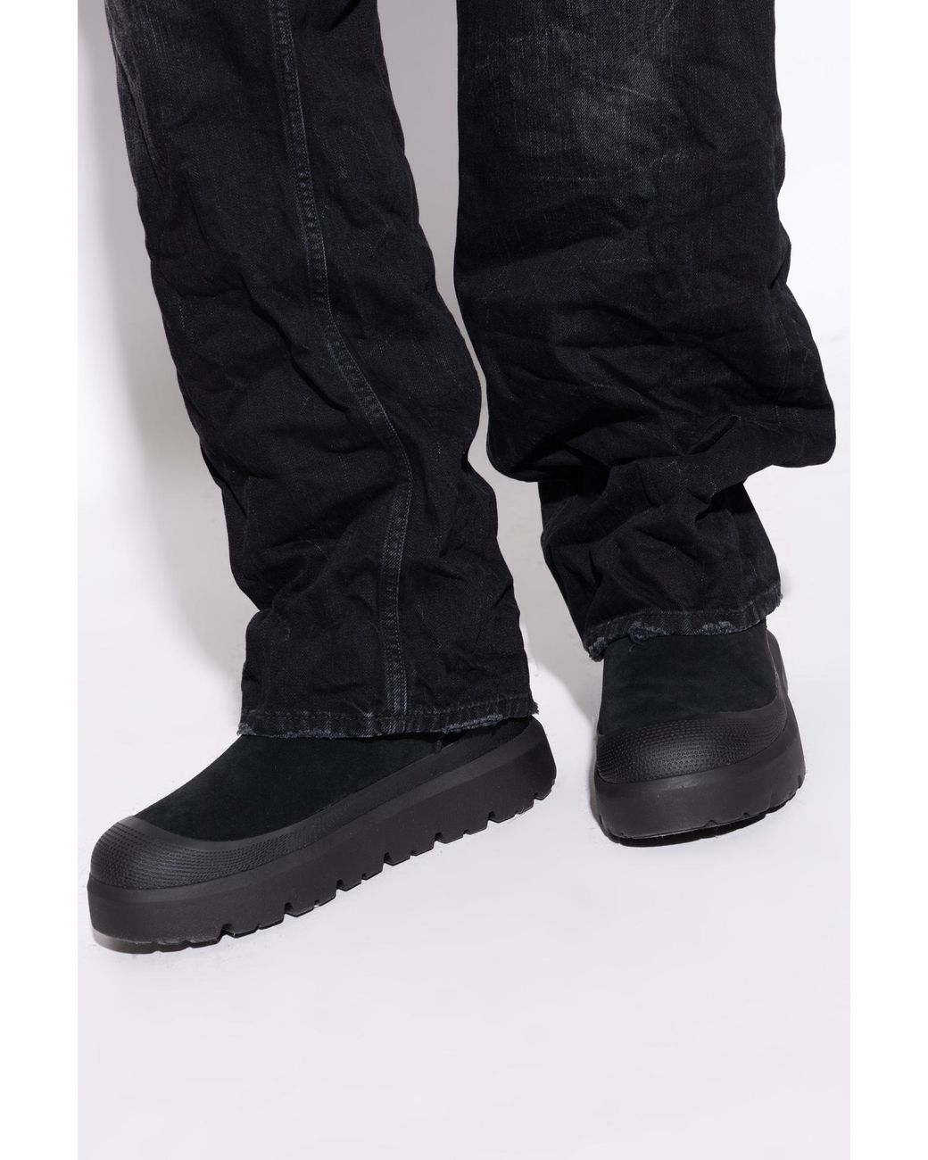 UGG 'Ultra Mini Weather Hybrid' Snow Boots in Black for Men | Lyst