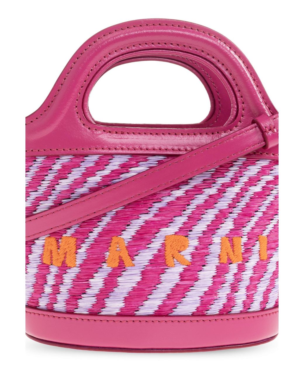 Marni 'Tropicalia Micro' Handheld Bag in Pink | Lyst
